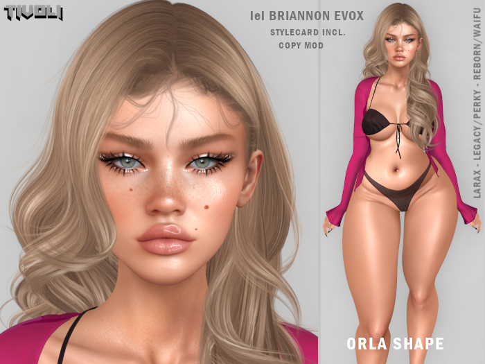 Second Life Marketplace - BRIANNON SHAPE LELUTKA BRIANNON SHAPE 4.0 EVOX / TIVOLI INC